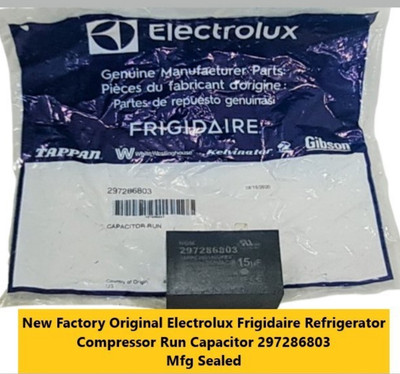 New OEM Factory Original Electrolux Frigidaire Refrigerator Capacitor ...