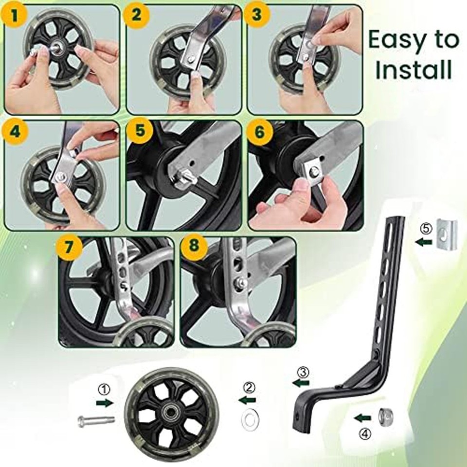 Bike Wheels Training Wheels Auxiliary Wheel Baby Bike Balance Wheels ...