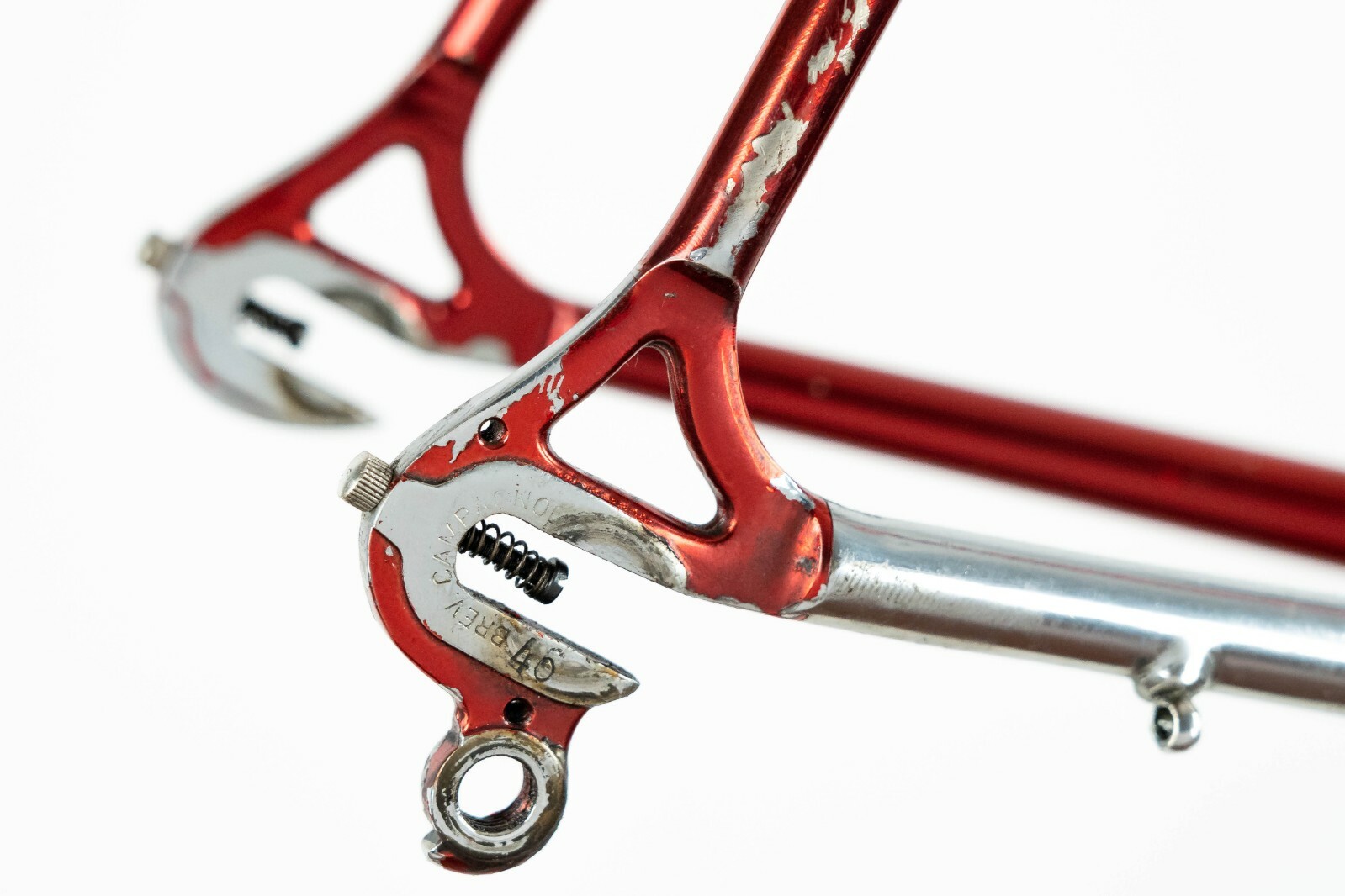 ROSSIN SUPER RECORD VELOCHROMED COLUMBUS STEEL VINTAGE FRAMESET FRAME ...