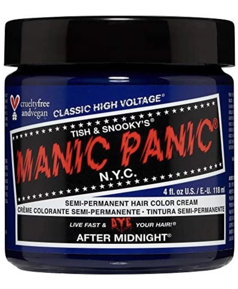 Manic Panic Shocking Blue On Brown Hair