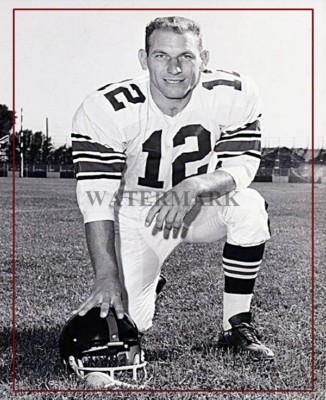 1965 CFL Ottawa Rough Riders HOF Russ Jackson Black & White 8 X 10 ...