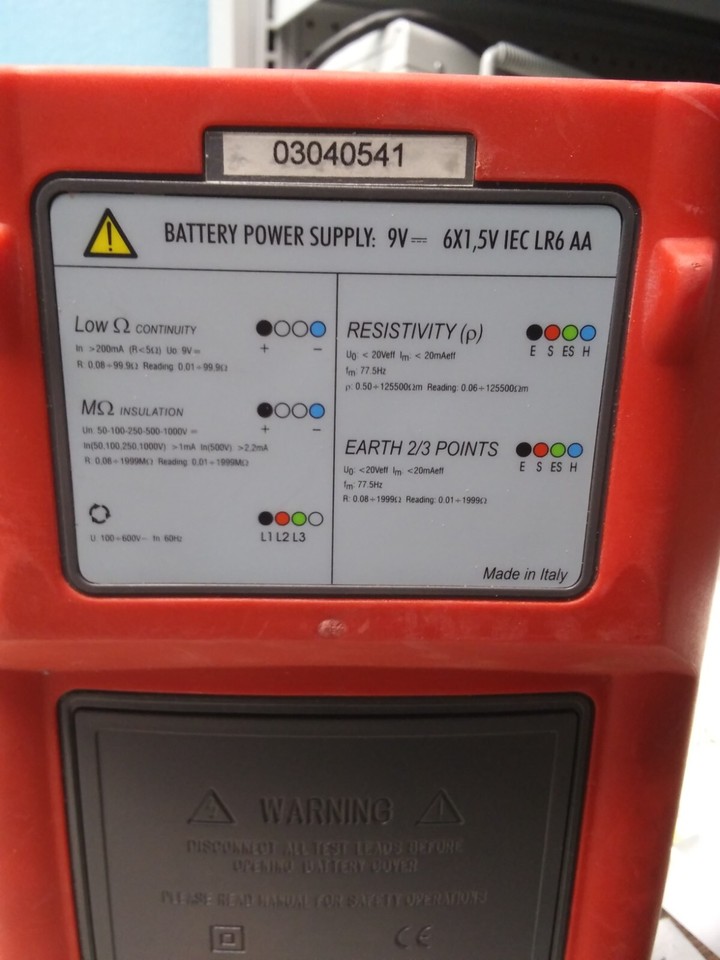 Amprobe MULTITEST 1000 Digital Megohmmeter Insulation Resistance Tester ...