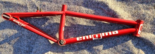 Original Woody Woodruff: ENIGMA Racing Bmx Bike Frame Red. USA MADE | eBay