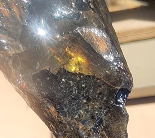 FIRE OBSIDIAN - AAA+ Quality - VERY RARE Rough From GLASS BUTTE OR ...
