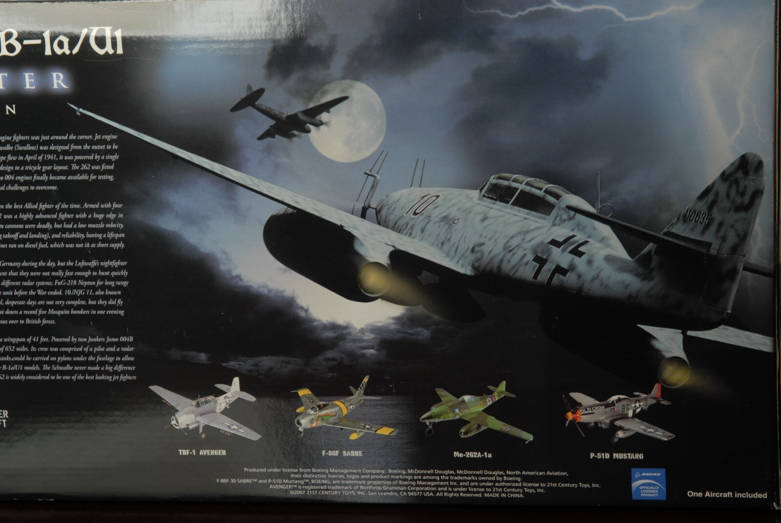 Rare! German Messerschmitt Me-262B-1a/U1 Nightfighter Special Edition 1 ...