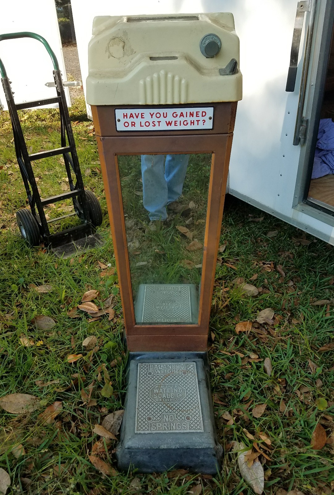 Vintage Coin Operated Watling Scale Penny Fortune Op | eBay