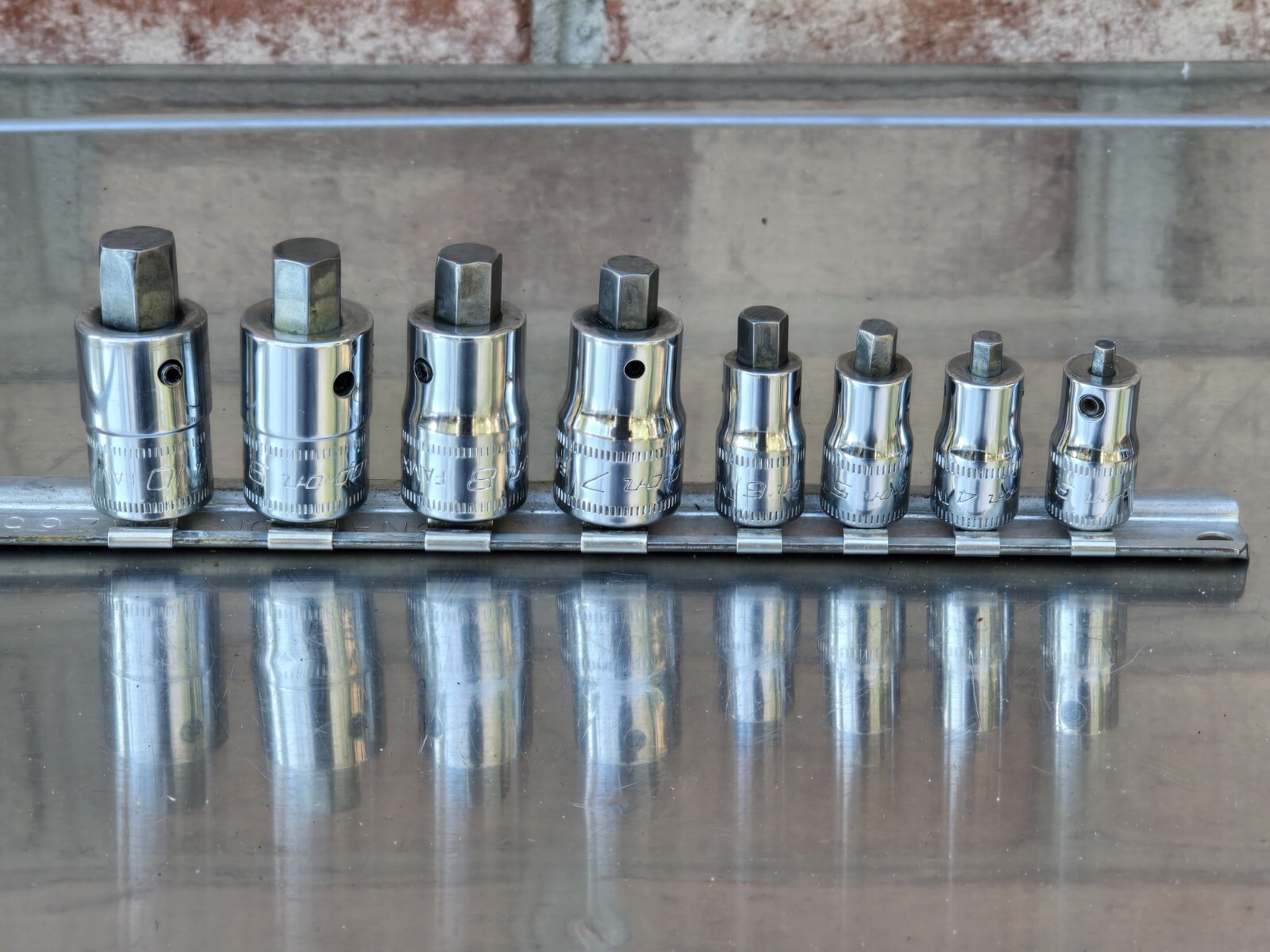 Snap-On 8pc Metric Stubby Hex Allen Bit Set 1/4 & 3/8" Drive, Part ...