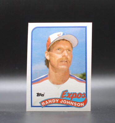 1989 Topps RANDY JOHNSON Rookie Card #647 Montreal Expos Baseball | eBay