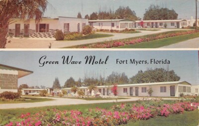 Green Wave Motel Fort Myers Florida Efficiences | eBay