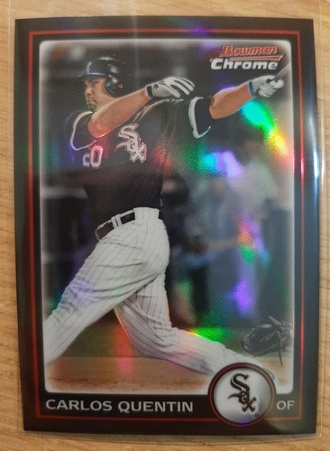 2010 BOWMAN CHROME REFRACTOR CARLOS QUENTIN #88 CHICAGO WHITE SOX | eBay