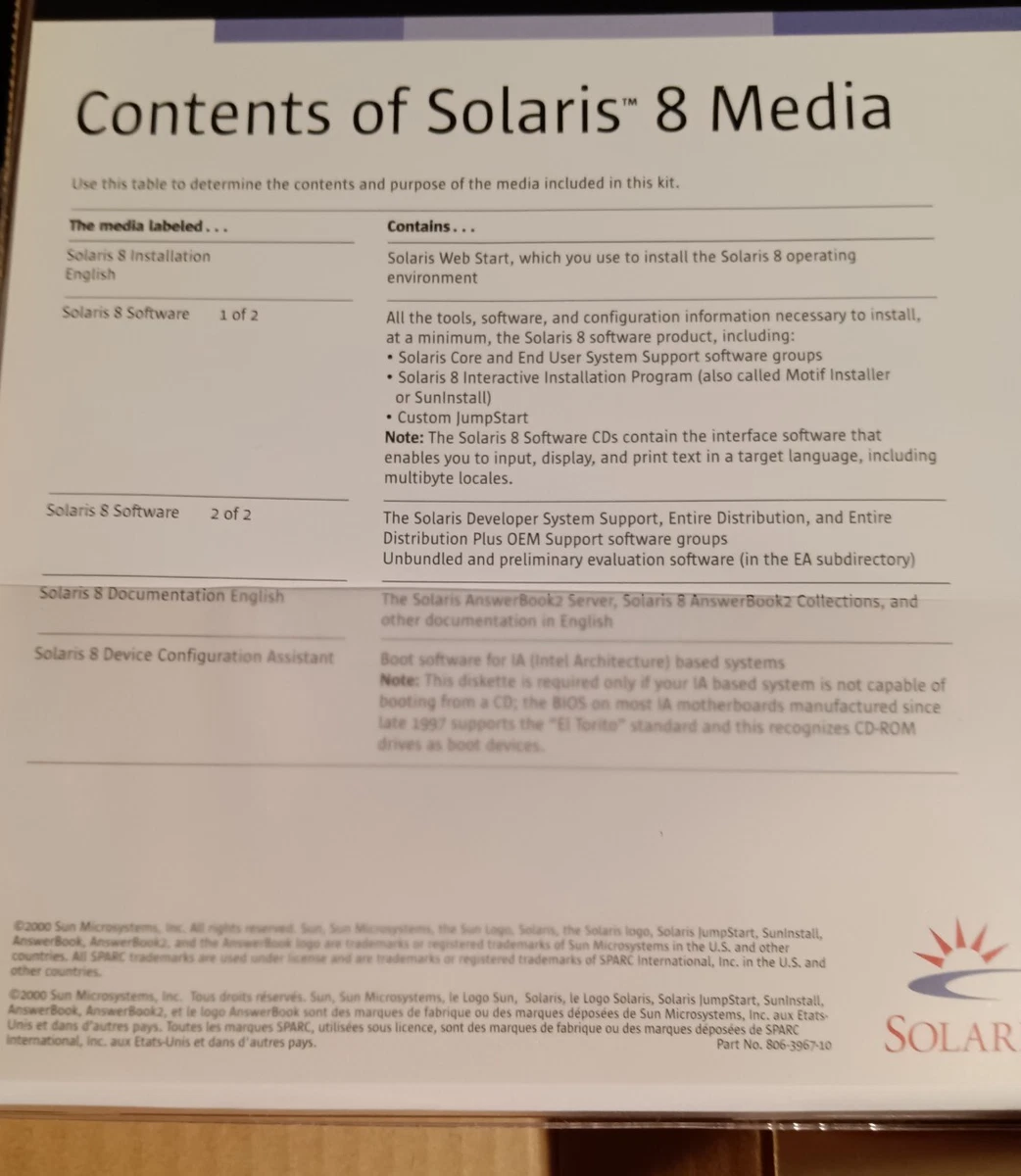 Sun Microsystems Solaris
