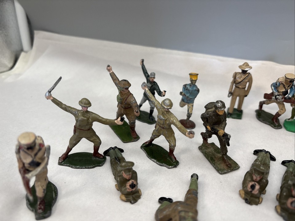 Vintage Mixed Lot of 25 Lead Soldiers Military (0872) | eBay