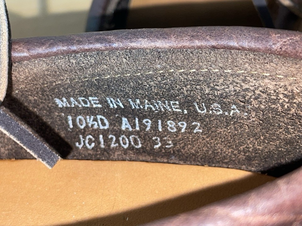 NEW Rancourt X J. Crew Classic Ranger Mocs Shoes Sz 10.5D Made in Maine ...