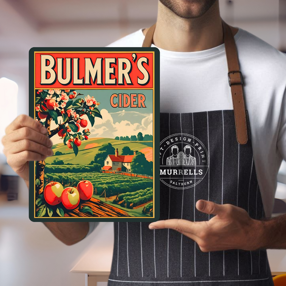 Bulmers Bar Pub Cider Aluminium Metal Sign Wall Art Poster Gift | eBay UK