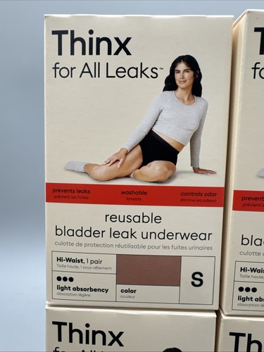 Thinx For All Leaks Reusable Underwear, High Waist, Small, Desert Rose, 4 Pack 810112244021| eBay