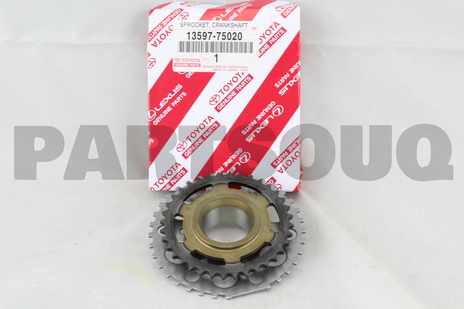 1359775020 Genuine Toyota SPROCKET, CRANKSHAFT TIMING, NO.2 13597-75020 ...