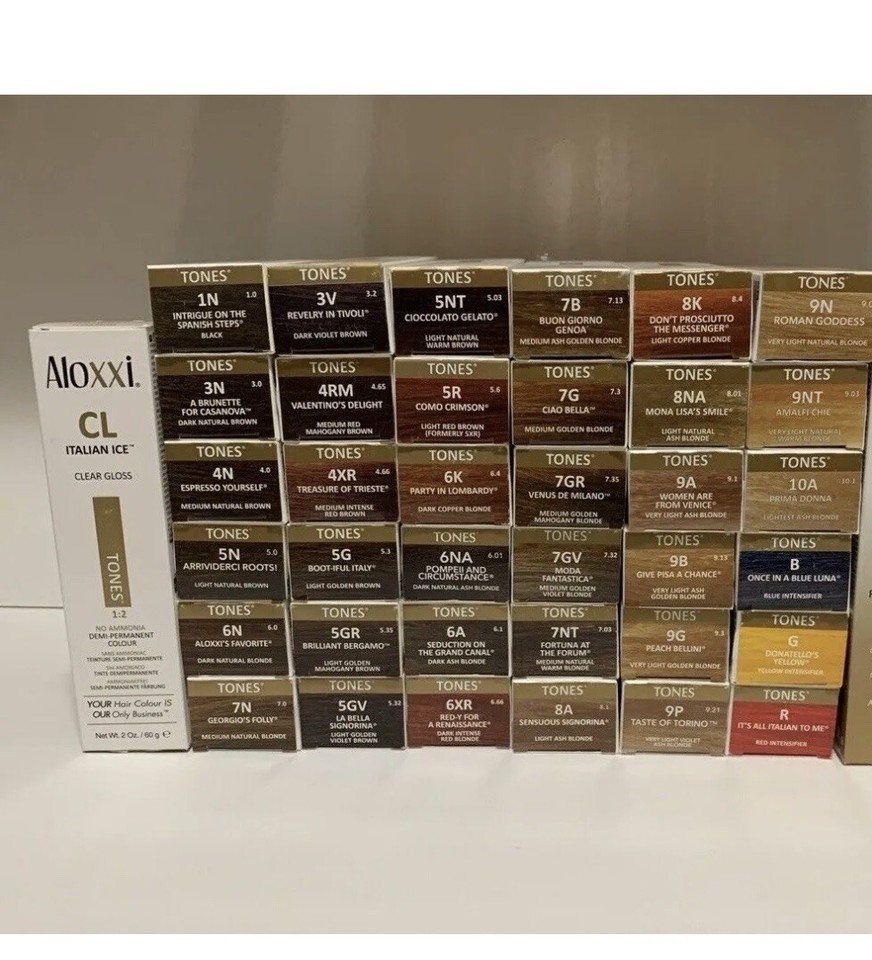 Aloxxi TONES Demi-Permanent Hair Color - Your Choice!! New & Sealed | eBay