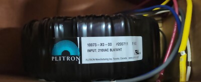 Noratel Plitron 10073-X0-00 210VAC 60Hz Toroidal Isolation Transformer ...