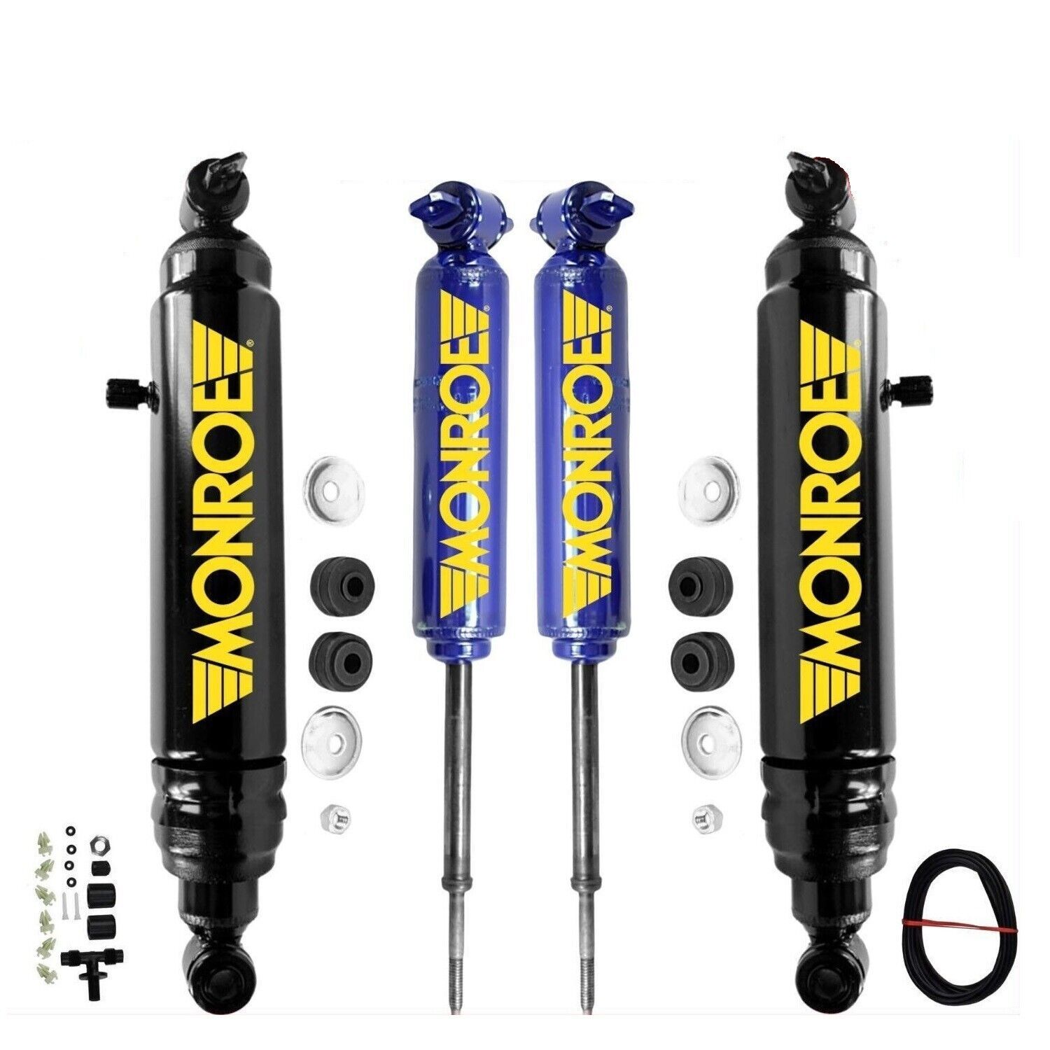 For Chevrolet C1500 GMC Front & Rear Monroe Air Adjustable Shocks ...