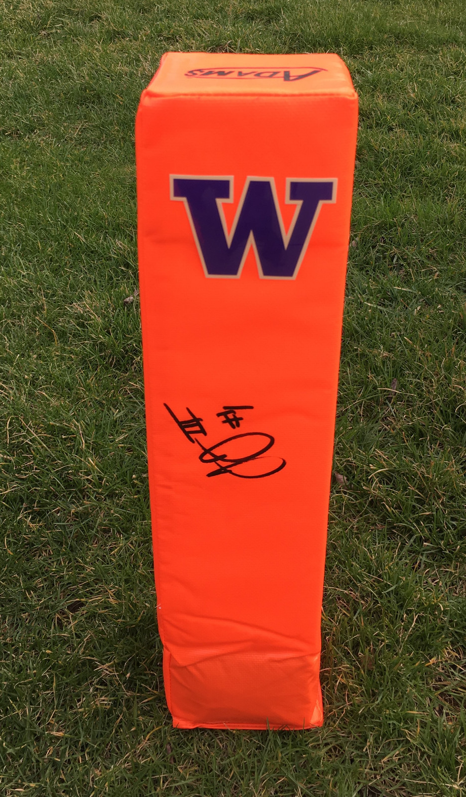 Washington JOHN ROSS Signed Autographed Football Pylon COA! 4.22 40YD ...