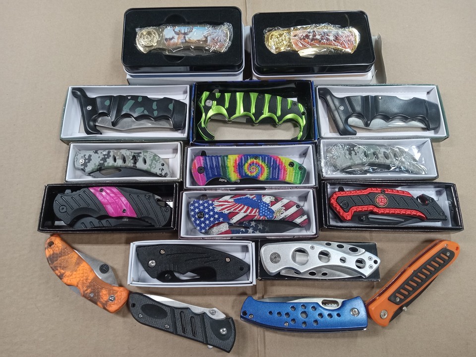 17 Knives, that where used as displays, Selling as a Group Lot. | eBay