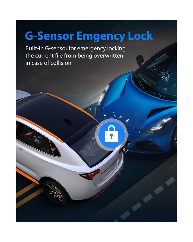 Dash Cam, 3 Channel Dash Cam, 1080P Dash Cam Front and Inside, Triple ...