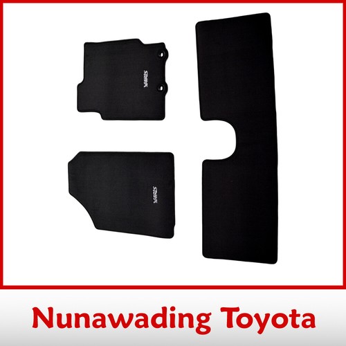 NEW TOYOTA GENUINE YARIS HATCH CARPET FLOOR MAT SET OF 3 FROM SEPTEMBER ...
