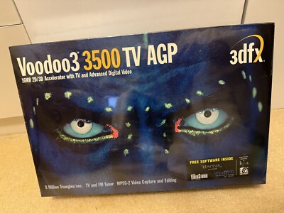 3dfx 3Dfx Voodoo 3 (V32316) 16MB PCI Graphics adapter Brand New Sealed ...