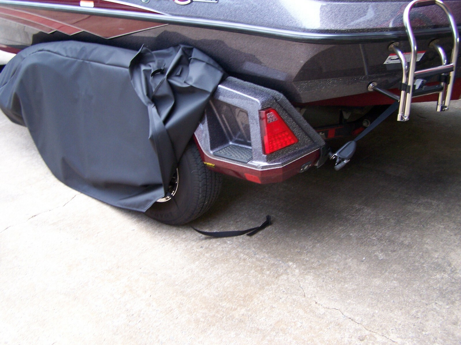 RANGER 'L'/'R' Series-BLK:Boat trlr fender/tire-17" strg cover exact ...