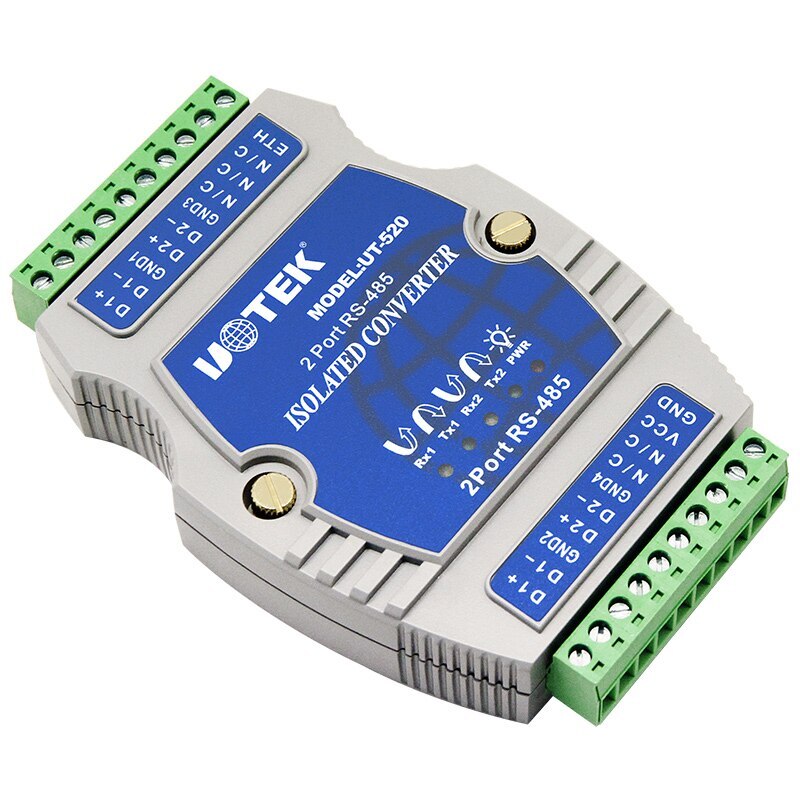 Industrial RS485 2 Ports Repeater with Optoelectronic Isolation Surge ...