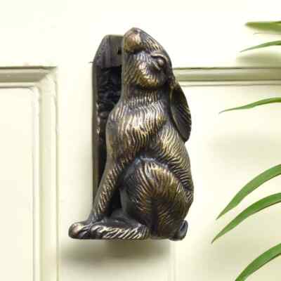 Sitting Rabbit Iron Door Knocker Home Decor- 1 Piece | eBay