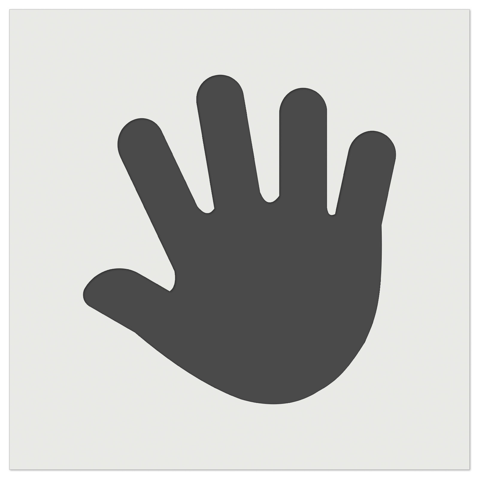 Handprint Solid Wall Cookie DIY Craft Reusable Stencil | eBay