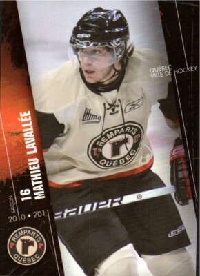 Mathieu Lavallee 2010-11 Quebec Remparts | eBay