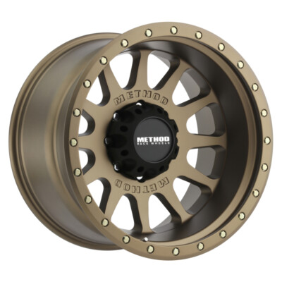 Method MR605 NV 20x12 -52mm Offset 8x6.5 121.3mm CB Method Bronze Wheel ...