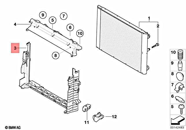 Genuine BMW M6 E60 E61 E63 E64 M5 Convertible Coupe Module Carrier ...