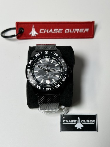 Chase Durer Men's Watch Camo - 45mm Black CDW-0181 New In Box | eBay
