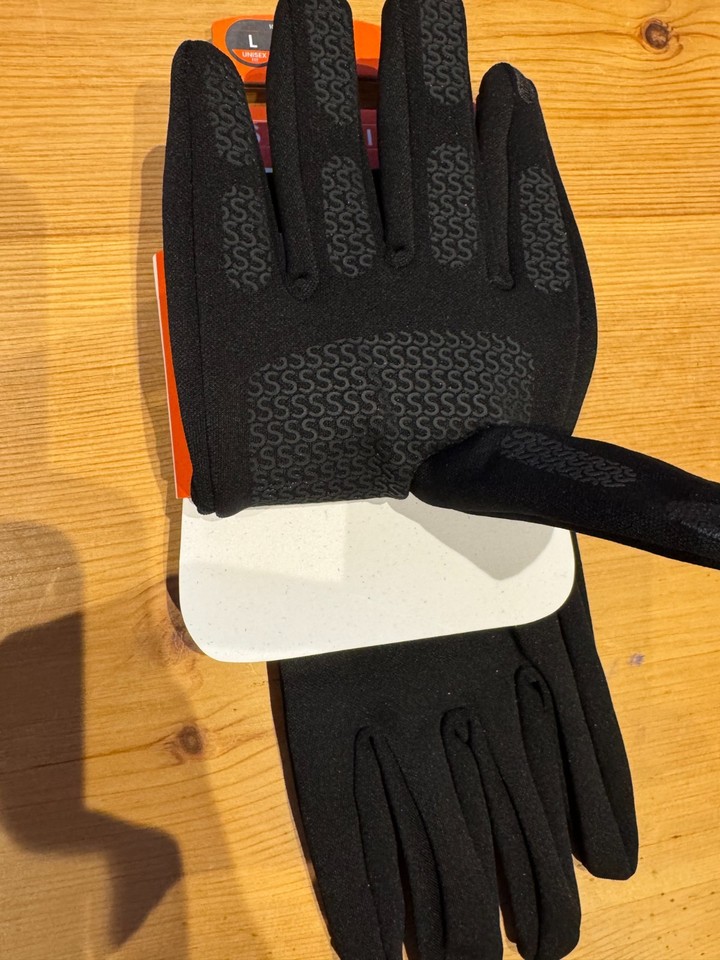 SealSkinz Acle Water Repellent Nano Fleece Gloves - Black Touchscreen - M | eBay UK