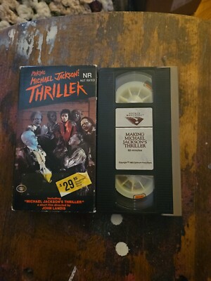 Making Michael Jackson's Thriller 1983 VHS | eBay