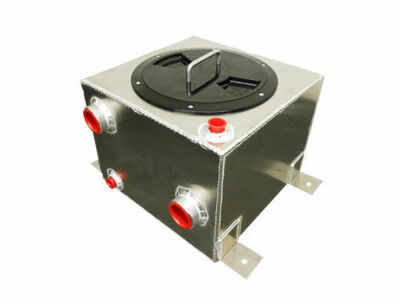 RRC – 5 Gallon Water to Air Intercooler Aluminum Tank Ice Box – Fuel ...