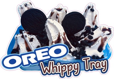 ice cream van sticker whippy Tray oreo biscoff sprinkles decal (see ...