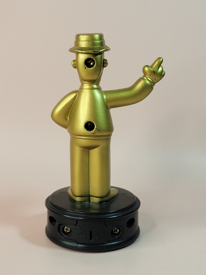 NED FLANDERS GOLD STATUE TOY THE SIMPSONS MOVIE BURGER KING KIDS MEAL ...