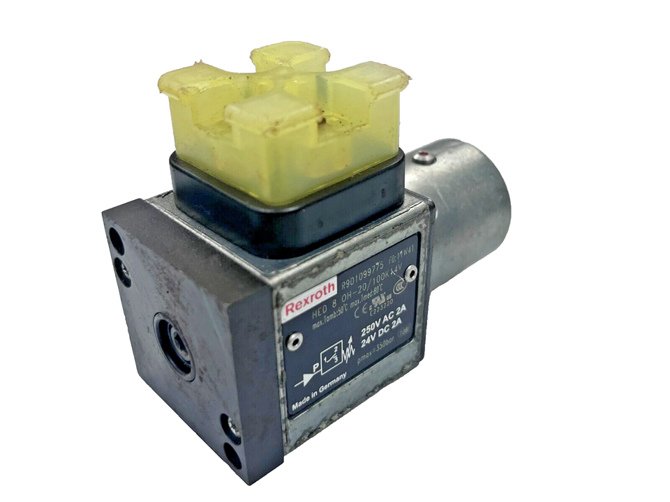 R901099775 Rexroth Pressure Switch HED 8 OH 20/100 sub base mounted | eBay