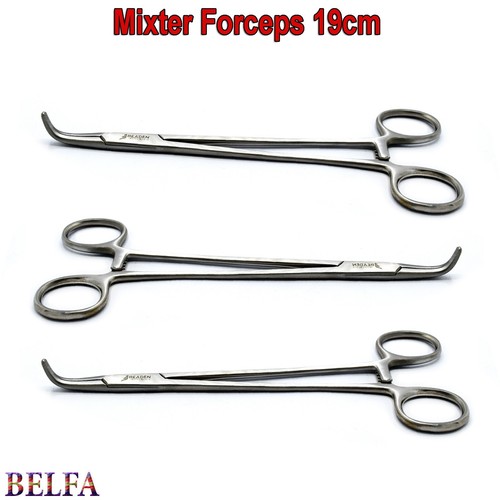Set of 3 Mixter Gall Duct Clamps Artery Forceps Dissection Grasping ...