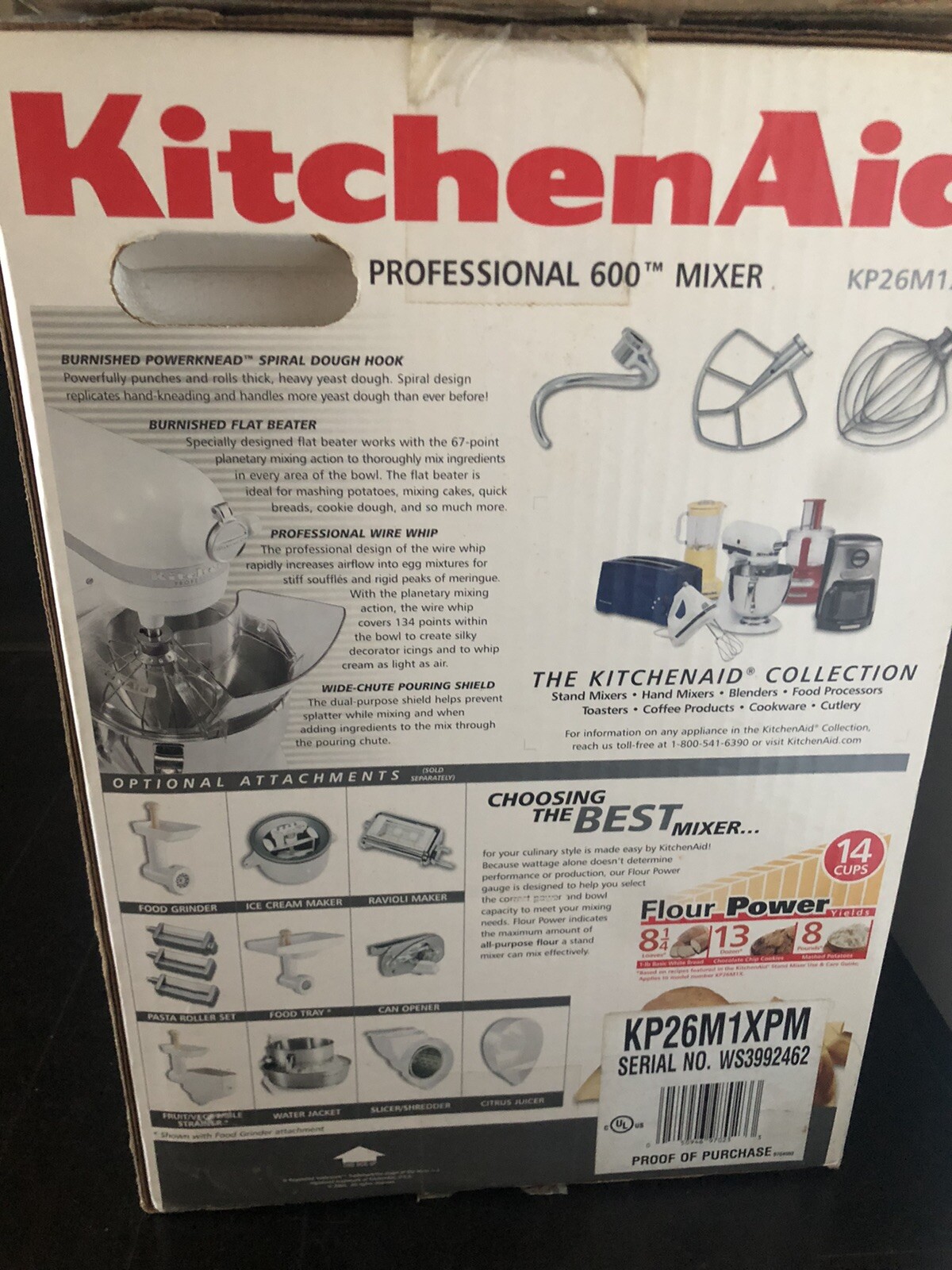 KitchenAid+KP26M1XPM+575W+Stand+Mixer+-+Pearl+Metallic for sale online ...