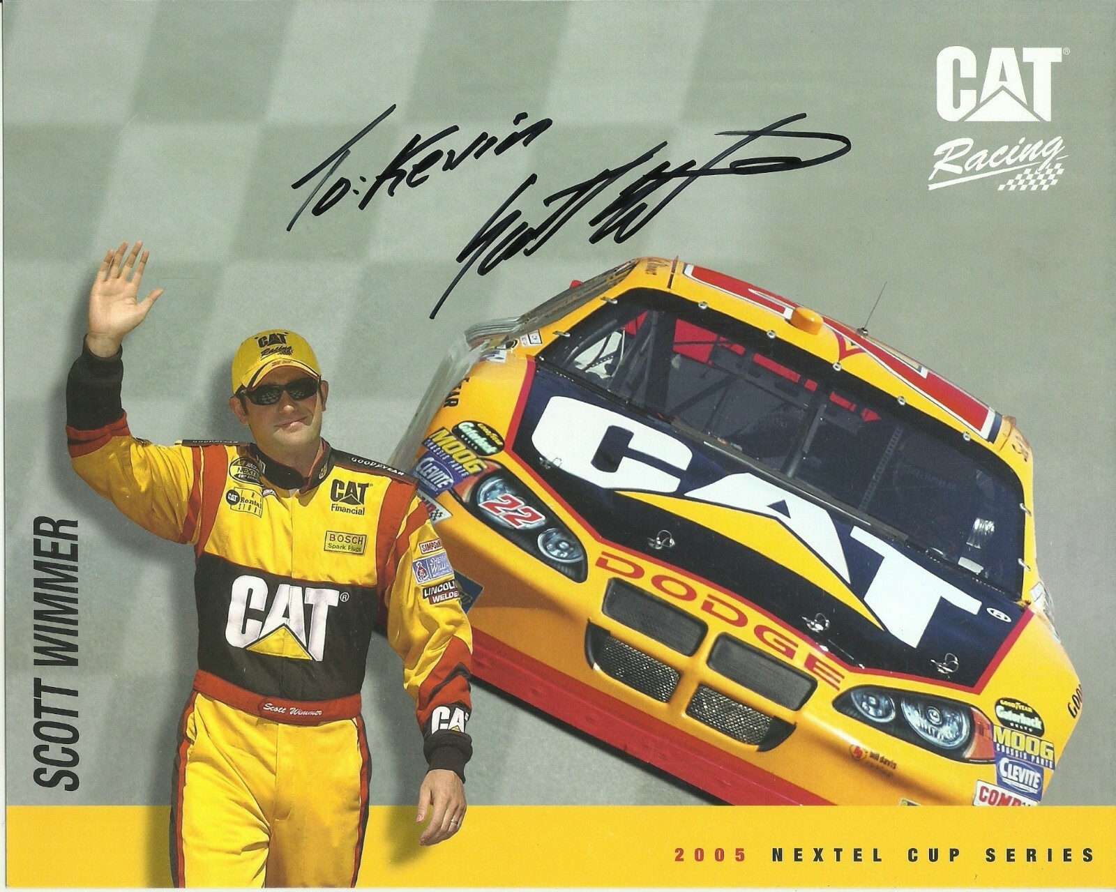 Scott Wimmer NASCAR Racing Original Autograph 8x10 Signed Hero Card | eBay