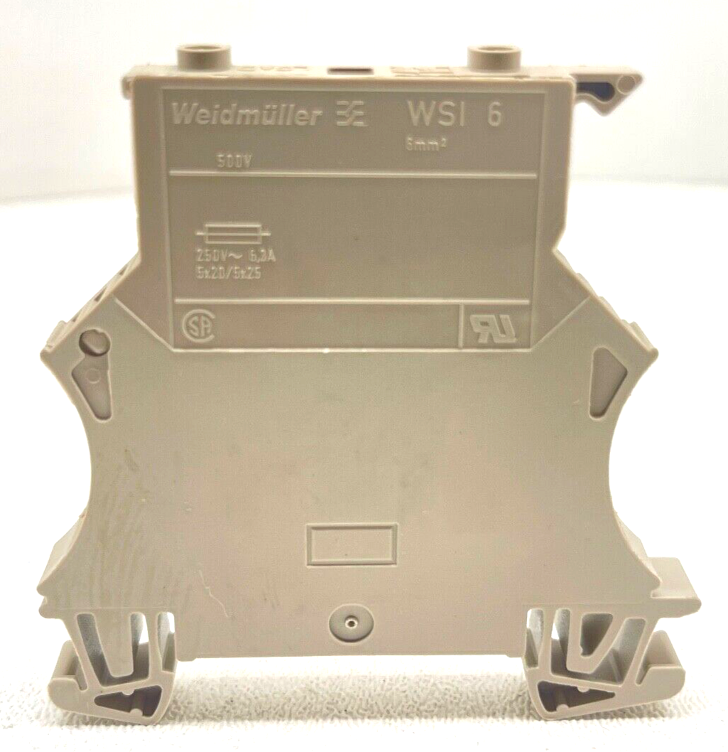 "" LOT OF 2 "" WEIDMULLER WSI6 , Weidmüller Terminal Block 1011000000 ...