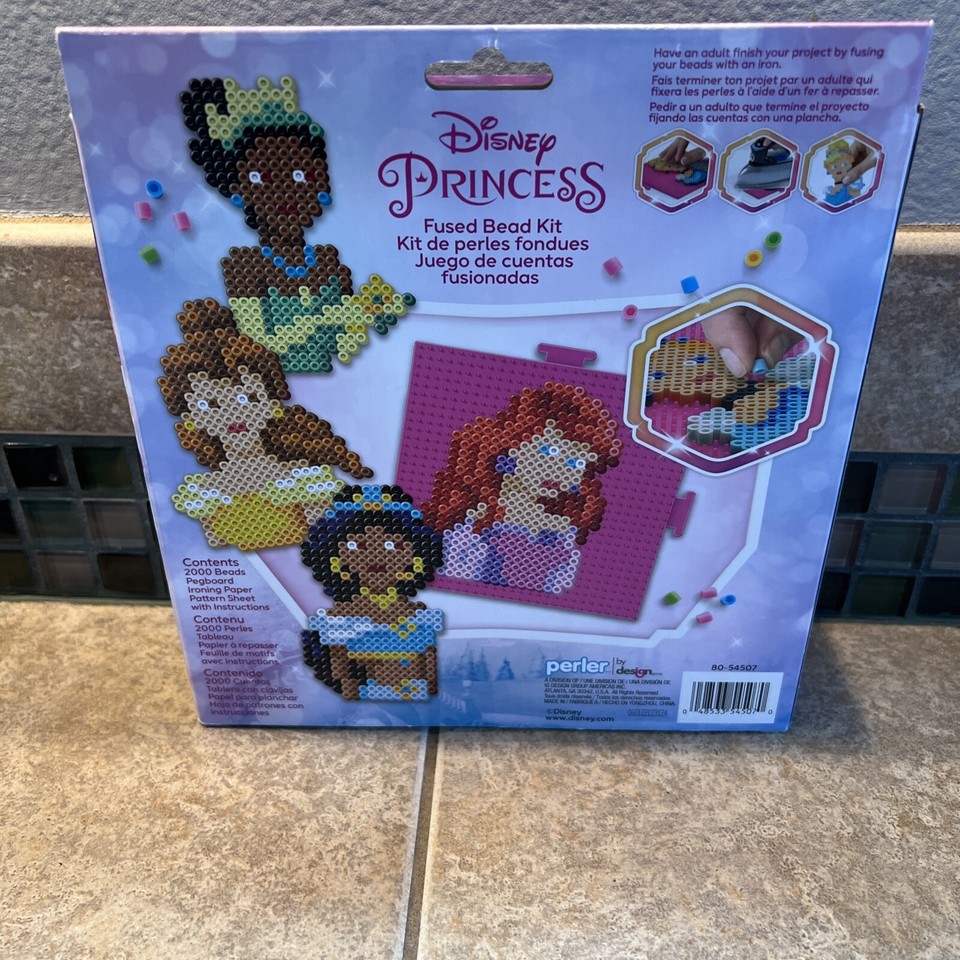 NEW! Disney Princess Perler Fused Bead Craft Kit, 2000 Pieces | eBay