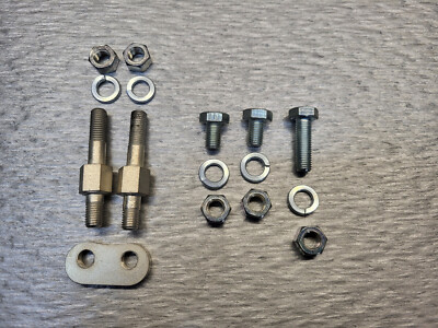 Harley WL WLA WLC WLD Flathead Battery Box Mounting Kit White Plated ...