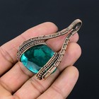 Beautiful Apatite Gemstone Handmade Copper Wire Pendant Jewelry CCP-089 ...