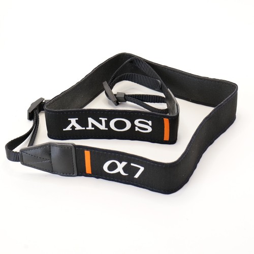 Sony Alpha A7 Camera Neck Shoulder Strap 3.5cm Wide Genuine OEM | eBay